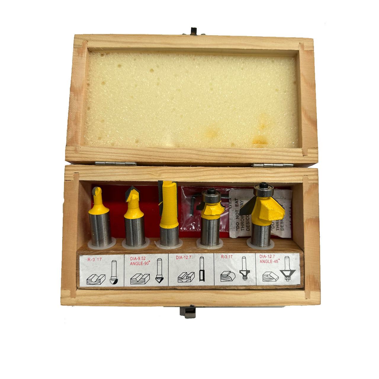 Puma Industrial 703002 Router Bit Set 5pcs