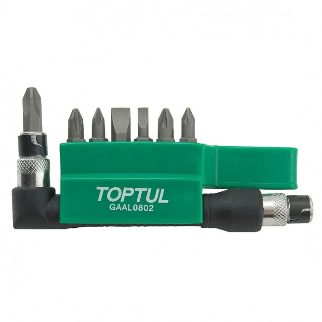 Toptul GAAL0802 Bit Set 1/4" 8pcs