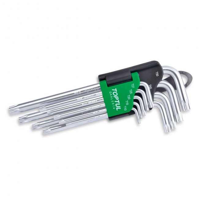 Toptul GAAL0914 Long Star Key Wrench Set 9pcs