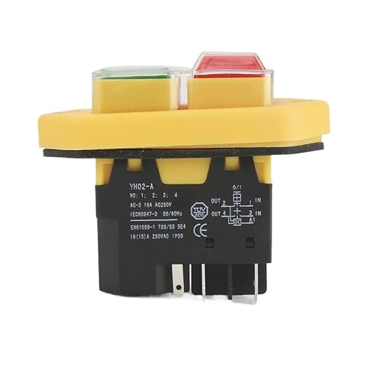 Jag YH02-A-5 Electromagnetic Switch 5 Pin 240V IP55 - Audel Tools Dandenong