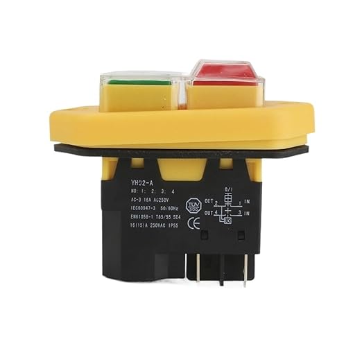 Jag YH02-A-4 Electromagnetic Switch 4 Pin 240V IP55 - Audel Tools Dandenong