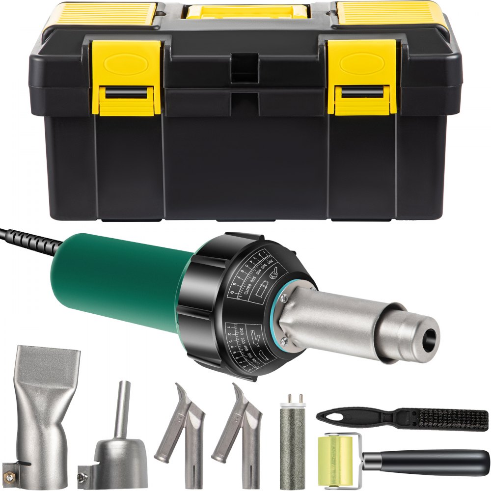 Jag PWELD Plastic PVC Welder Kit 1600W 6pcs