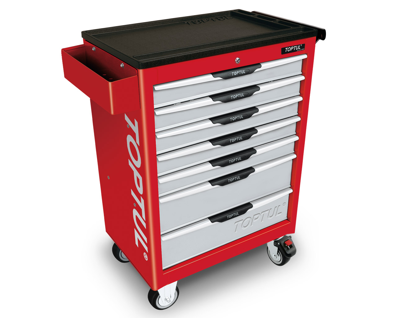Toptul TCAC0702 Pro-Line Series Mobile Tool Trolley Red 7 Drawer