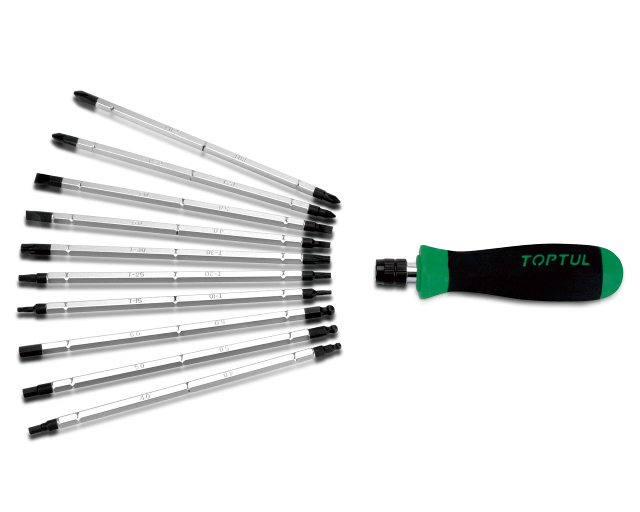 Toptul GAAI2101 20-in-1 Interchangeable Screwdriver Set 11pce