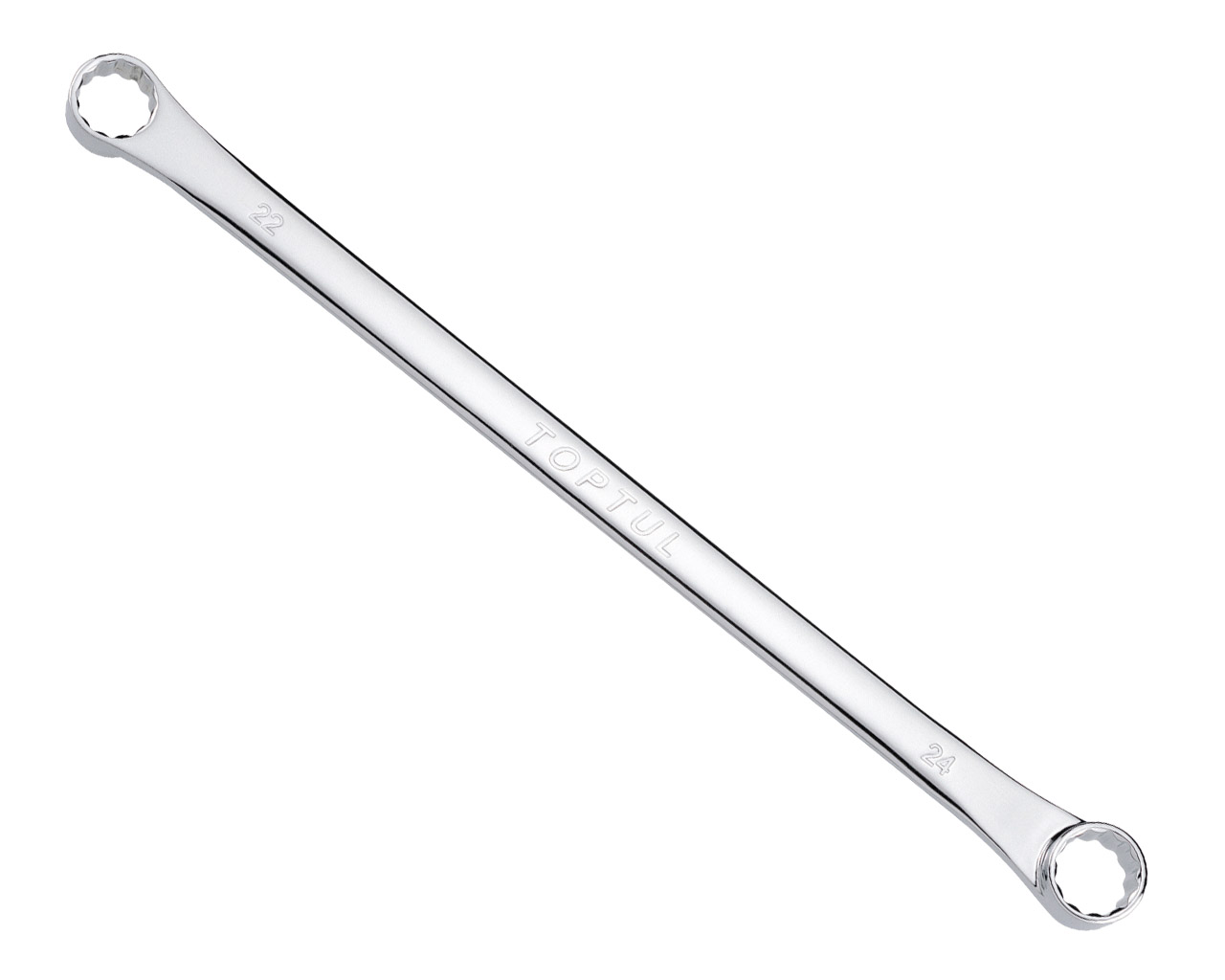 Toptul AAAP0810 Flat Type Extra-Long Double Ring Spanner 8x10mm