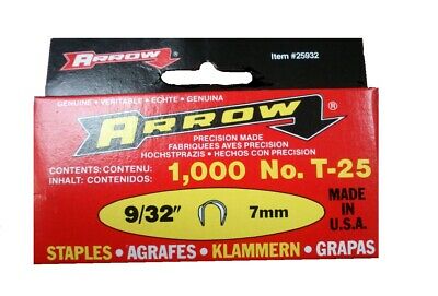 Arrow 25932 Staples T25 7mm 1000x
