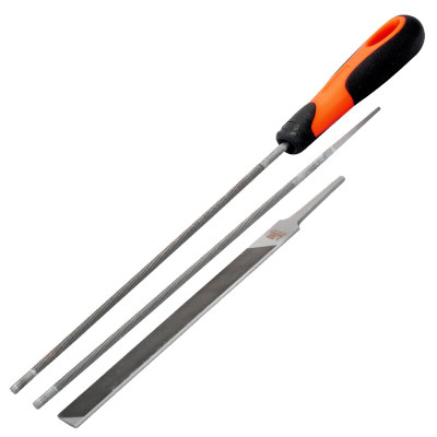 Bahco 168-COMBI-4.0 Chainsaw File Set 3pcs - Audel Tools Dandenong