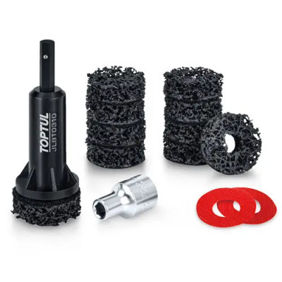 Toptul JGAS1401 Wheel Hub Grinder Set 14pcs - Audel Tools Dandenong