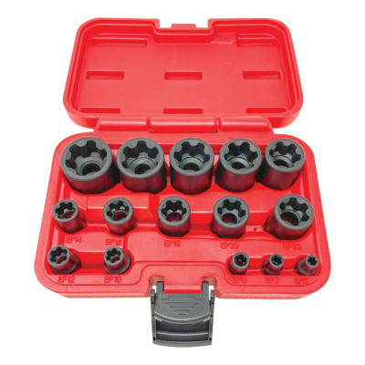 Endeavour ET0066A Torx Plus (EPL) Female Socket Set 15pcs