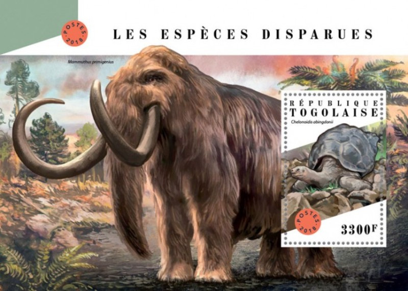 Togo - 2018 Extinct Species - Stamp Souvenir Sheet - TG18311b ...