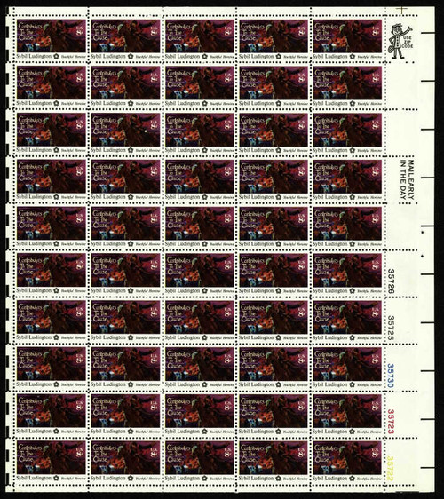 US Stamp - 1975 Revolutionary War Contributor Sybil Ludington 50 Stamp ...