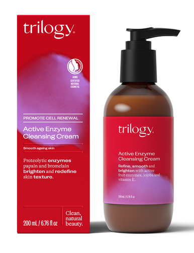 Trilogy Active Enzyme Cleansing Cream 200ml - Crush Beauty NZ