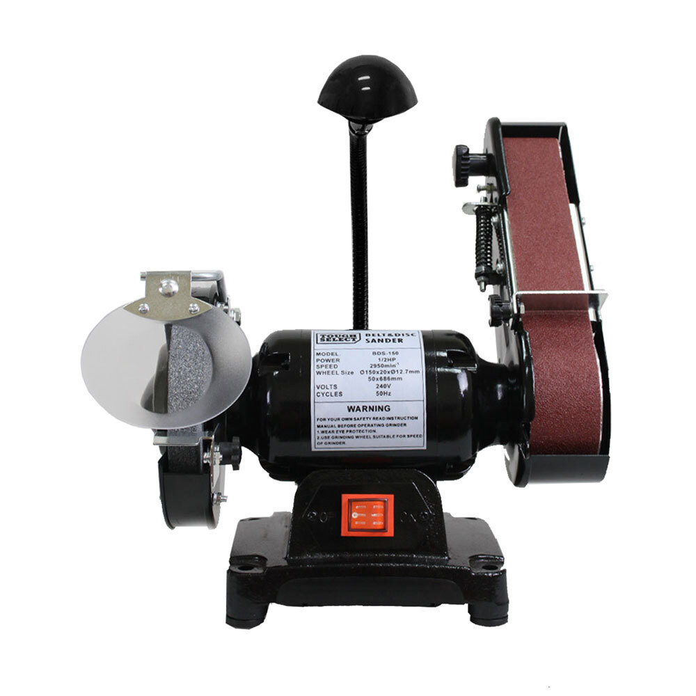 BENCH GRINDER 6” BELT & DISK SANDER BDS-150 - Lyal Eales Stores