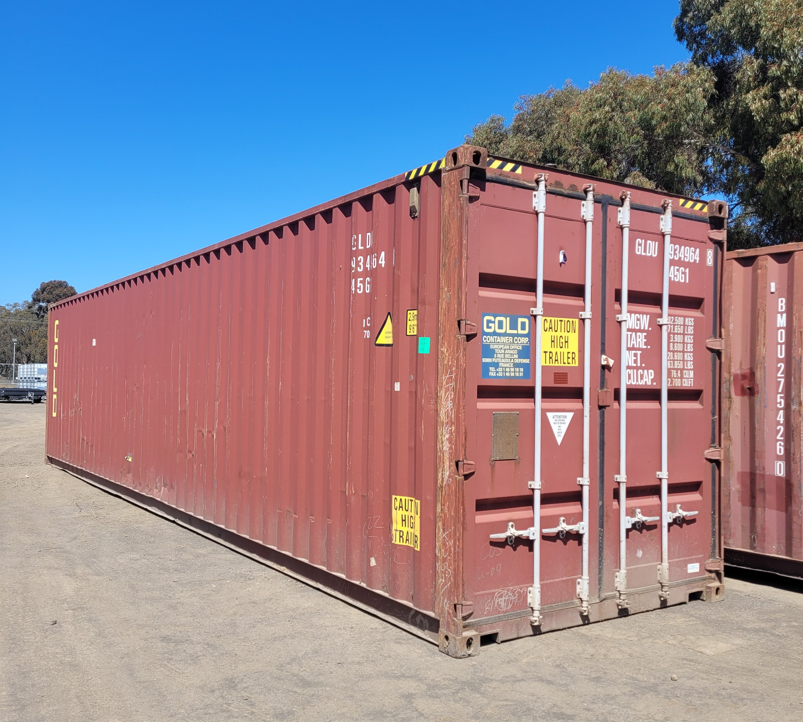 40ft Shipping Container - Lyal Eales Stores
