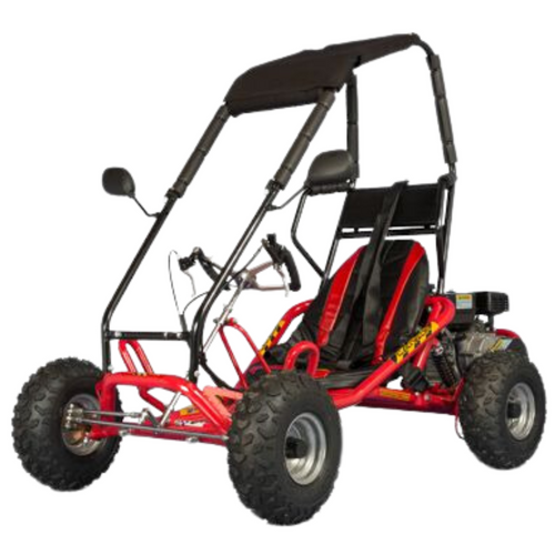 DELUXE DRIFT CART RED WITH CAGE 10" WHEELS 55833 GOLDFEILDS LEISURE ...