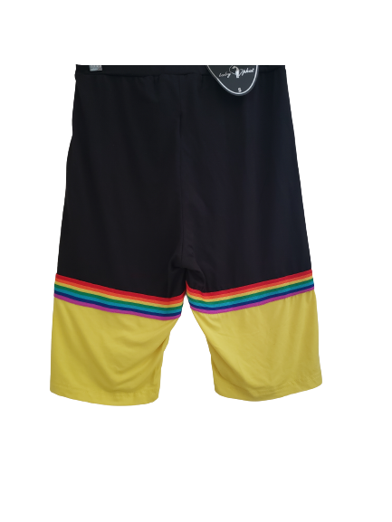 Yellow Black Rainbow Short Set