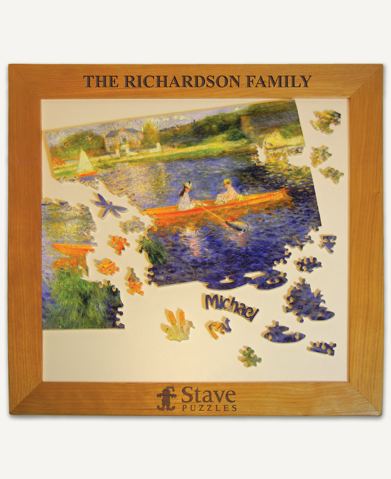 Reversible Puzzle Board, a boards & boxes puzzle - Stave Puzzles