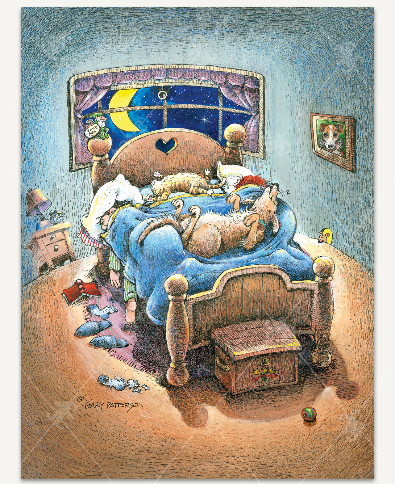 Bed Hogs, a traditional puzzle - Stave Puzzles