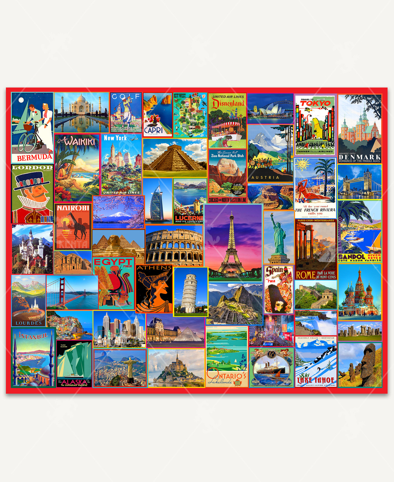 Best Places In The World, a traditional puzzle - Stave Puzzles