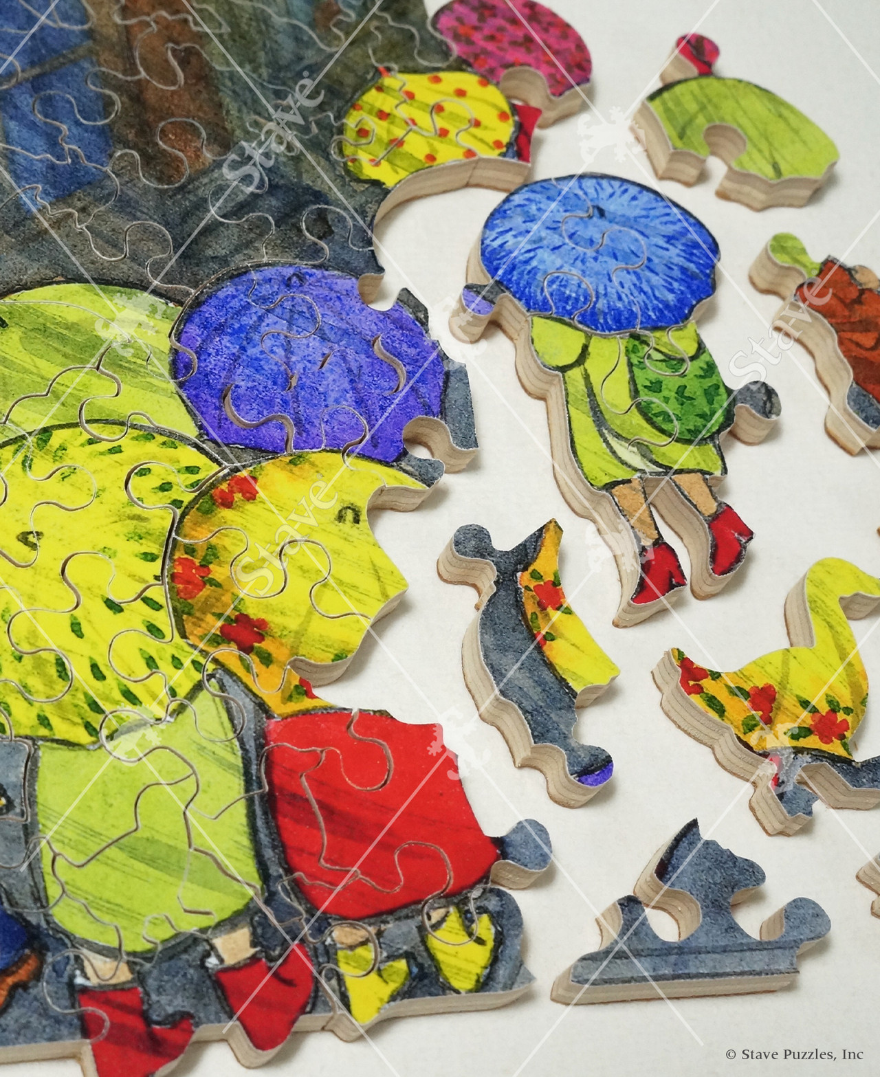 Raining Cats and Dogs Jigsaw Puzzle | Stave Puzzles