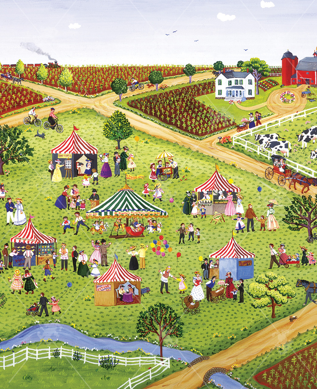 Ohio State Fair, a traditional puzzle - Stave Puzzles