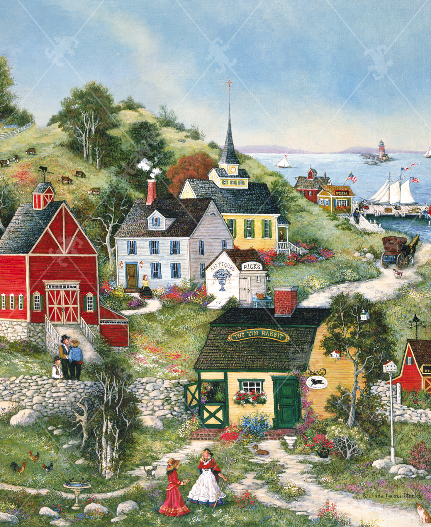 Stonehill Village, a traditional puzzle - Stave Puzzles
