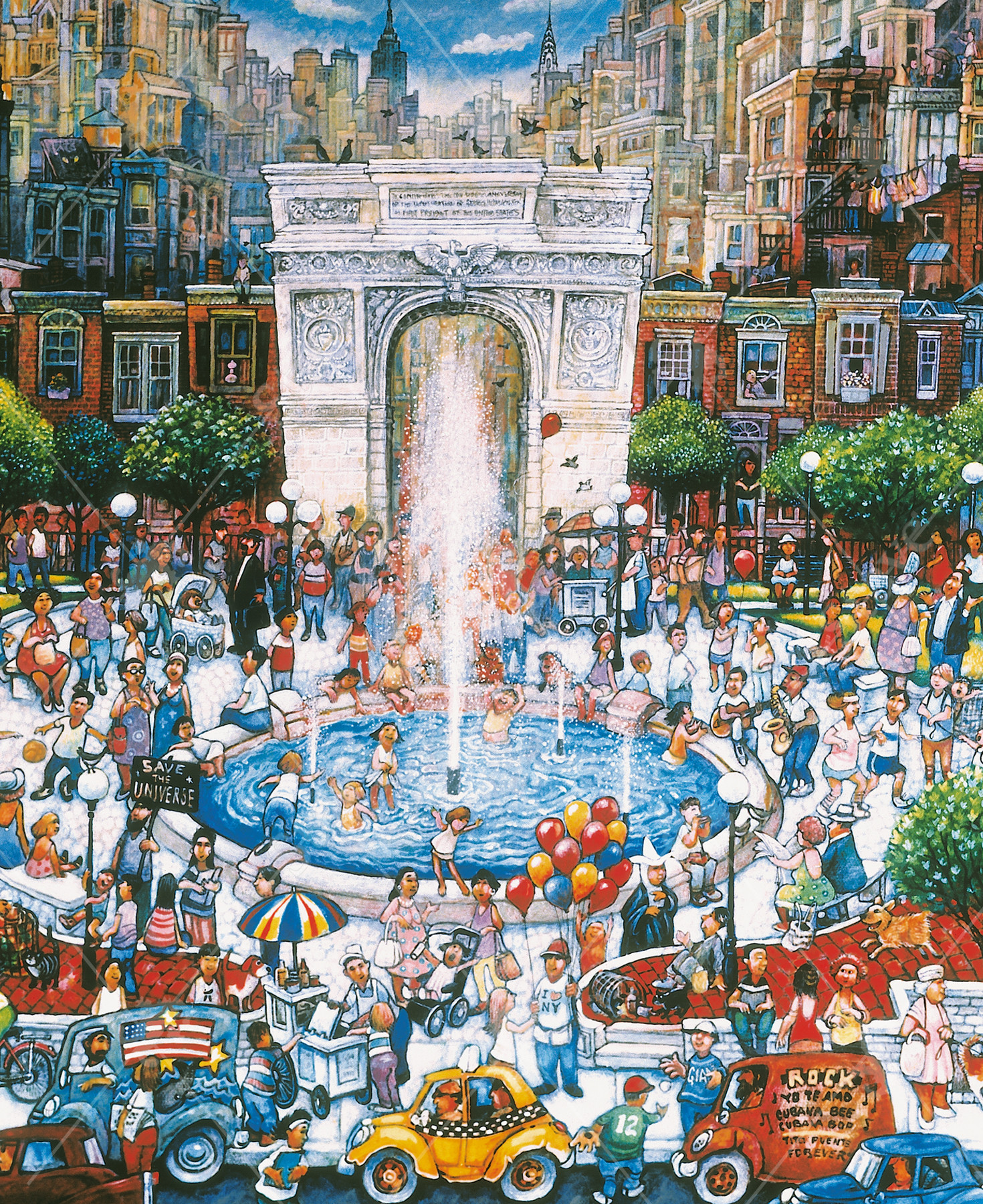 Washington Square, a traditional puzzle - Stave Puzzles
