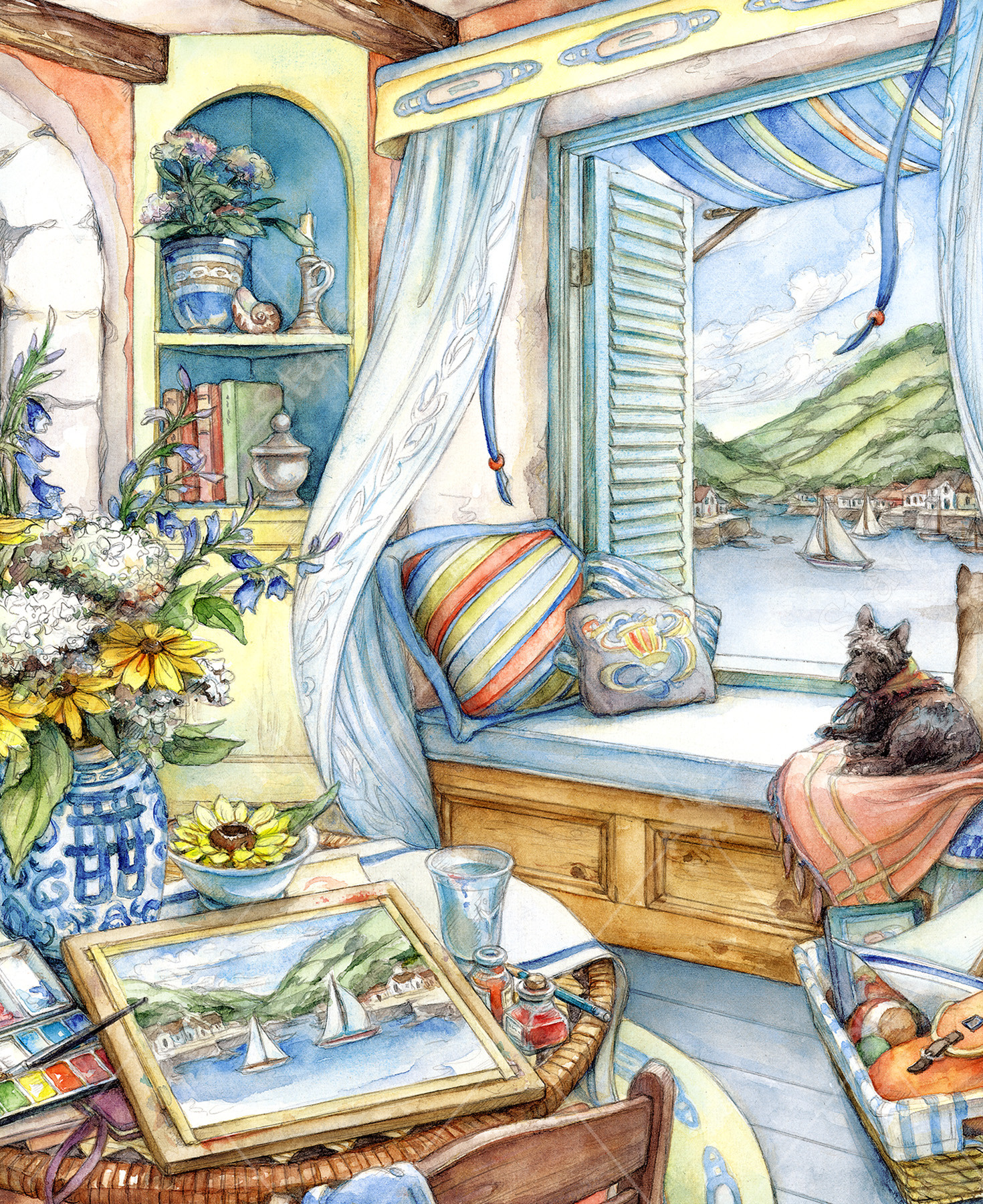 Window Seat, a traditional puzzle - Stave Puzzles