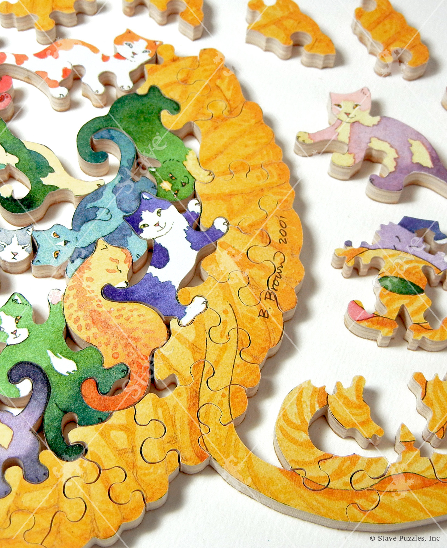 Handmade Wooden Jigsaw Puzzles from Stave Puzzles