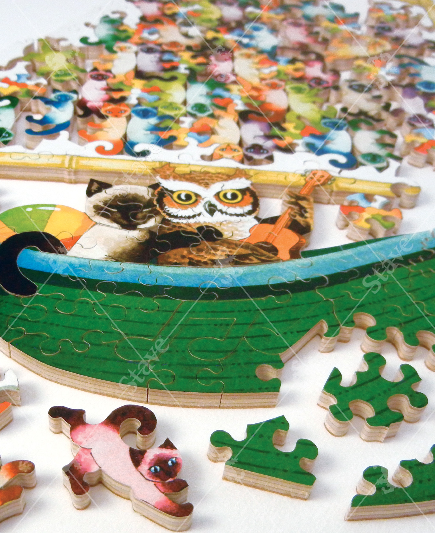 Handmade Wooden Jigsaw Puzzles from Stave Puzzles