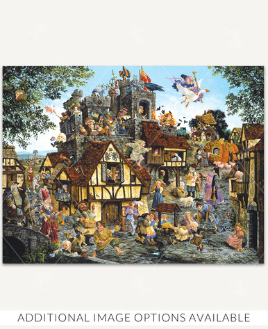 Rhymes & Reasons 3 panels, a traditional puzzle - Stave Puzzles