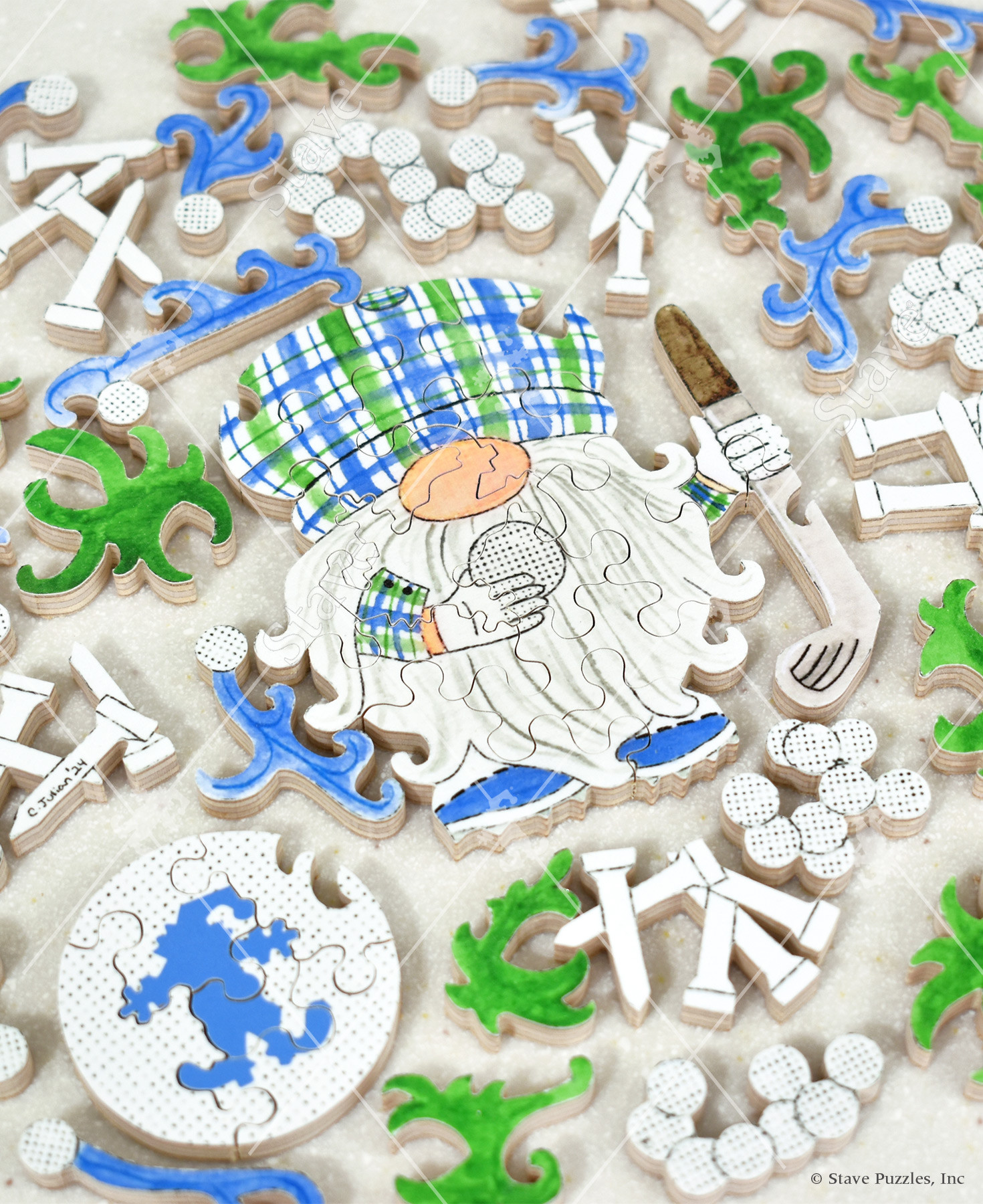 Handmade Wooden Jigsaw Puzzles from Stave Puzzles