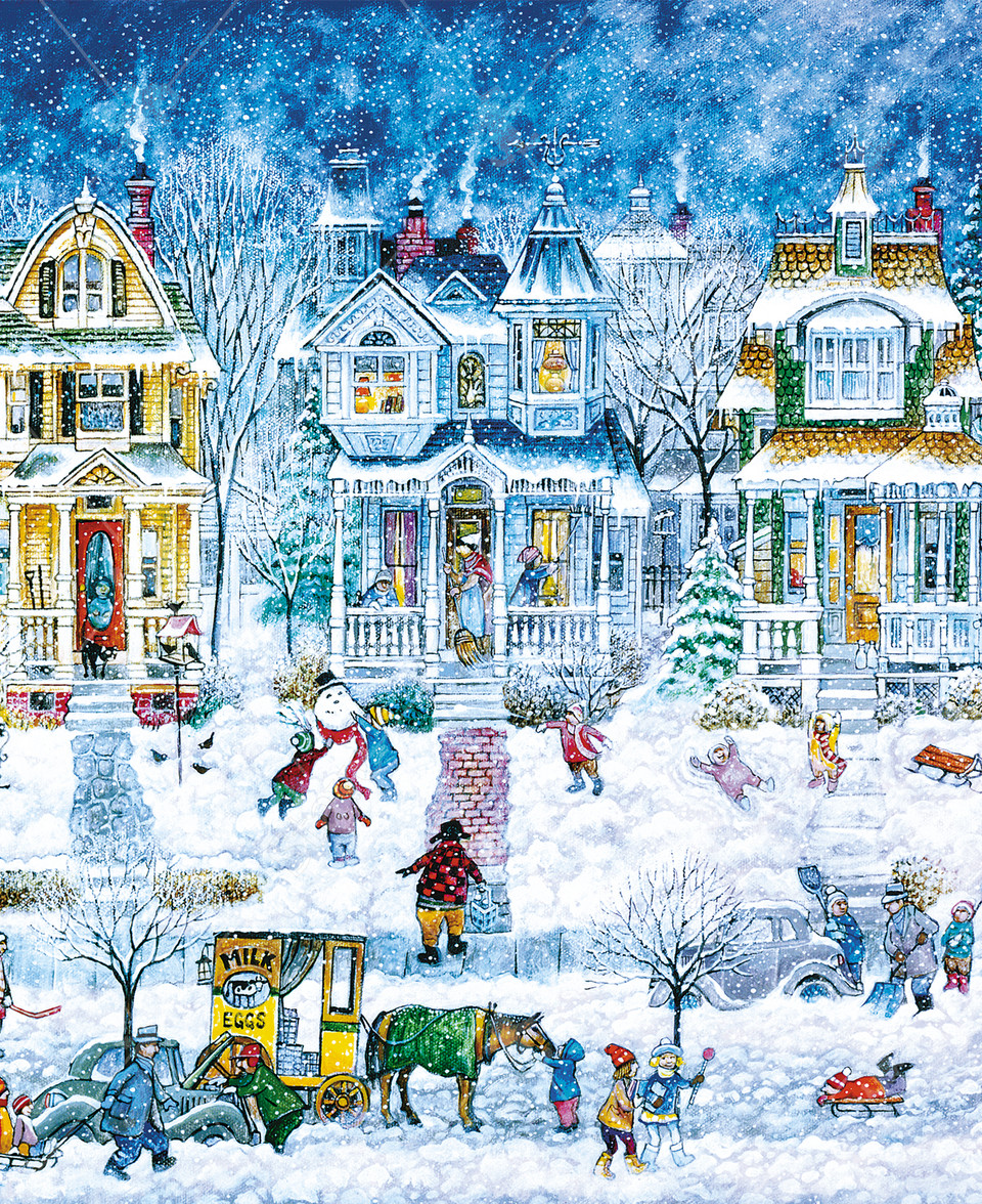 Winter Village Jigsaw Puzzle | Stave Puzzles