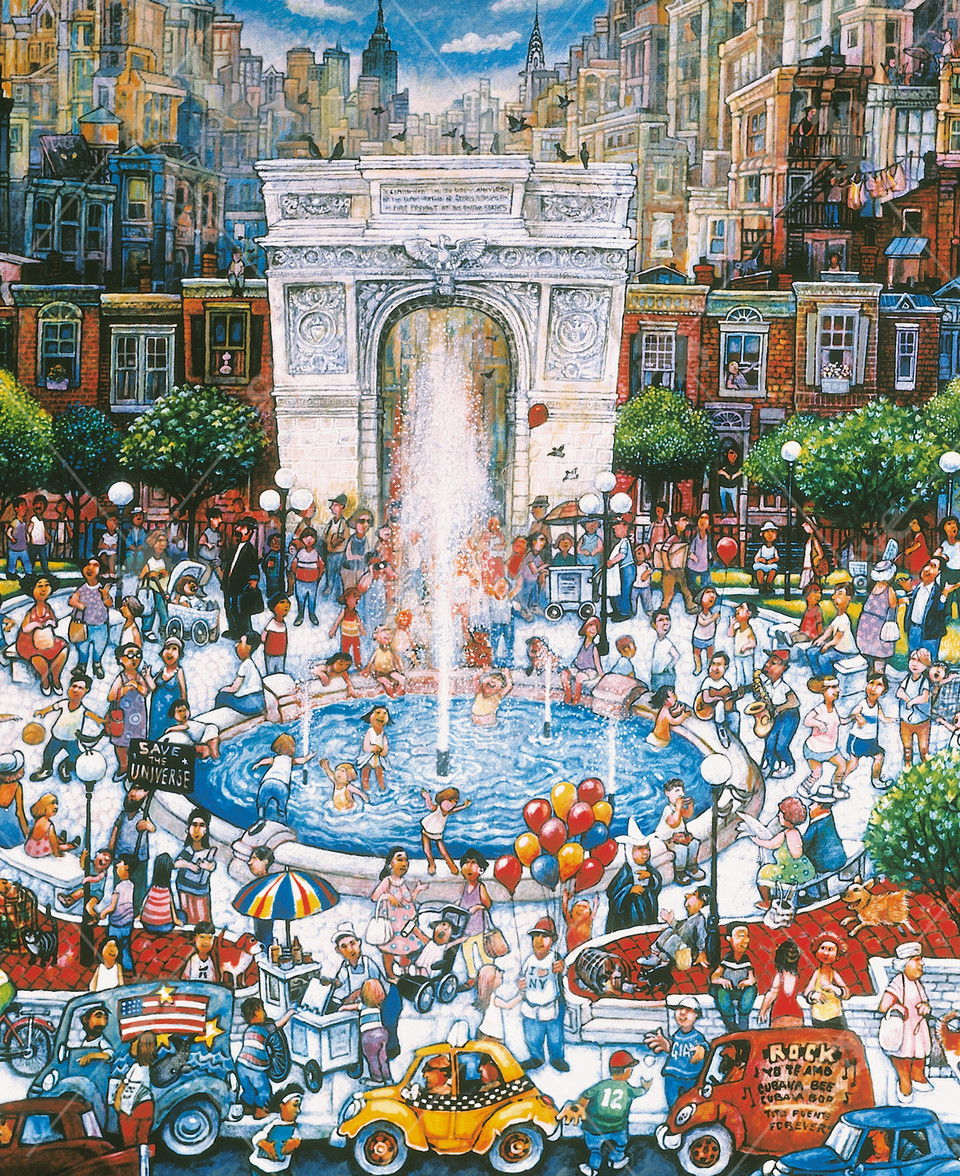 Washington Square, a traditional puzzle - Stave Puzzles