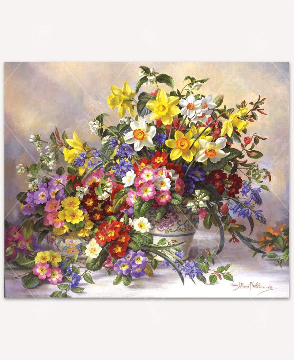 April Showers, May Flowers, a traditional puzzle - Stave Puzzles