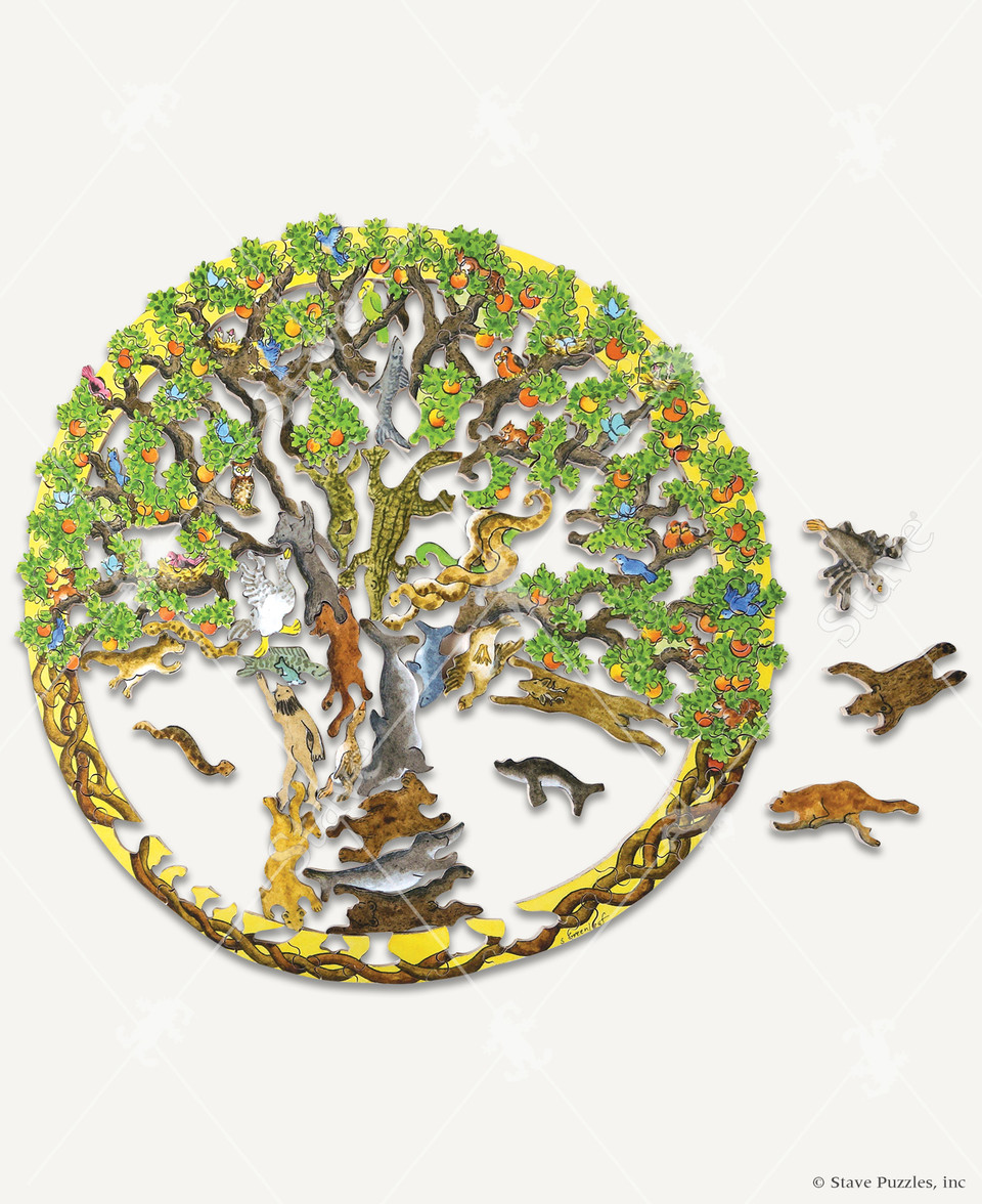 Tree Of Life, a traditional puzzle - Stave Puzzles
