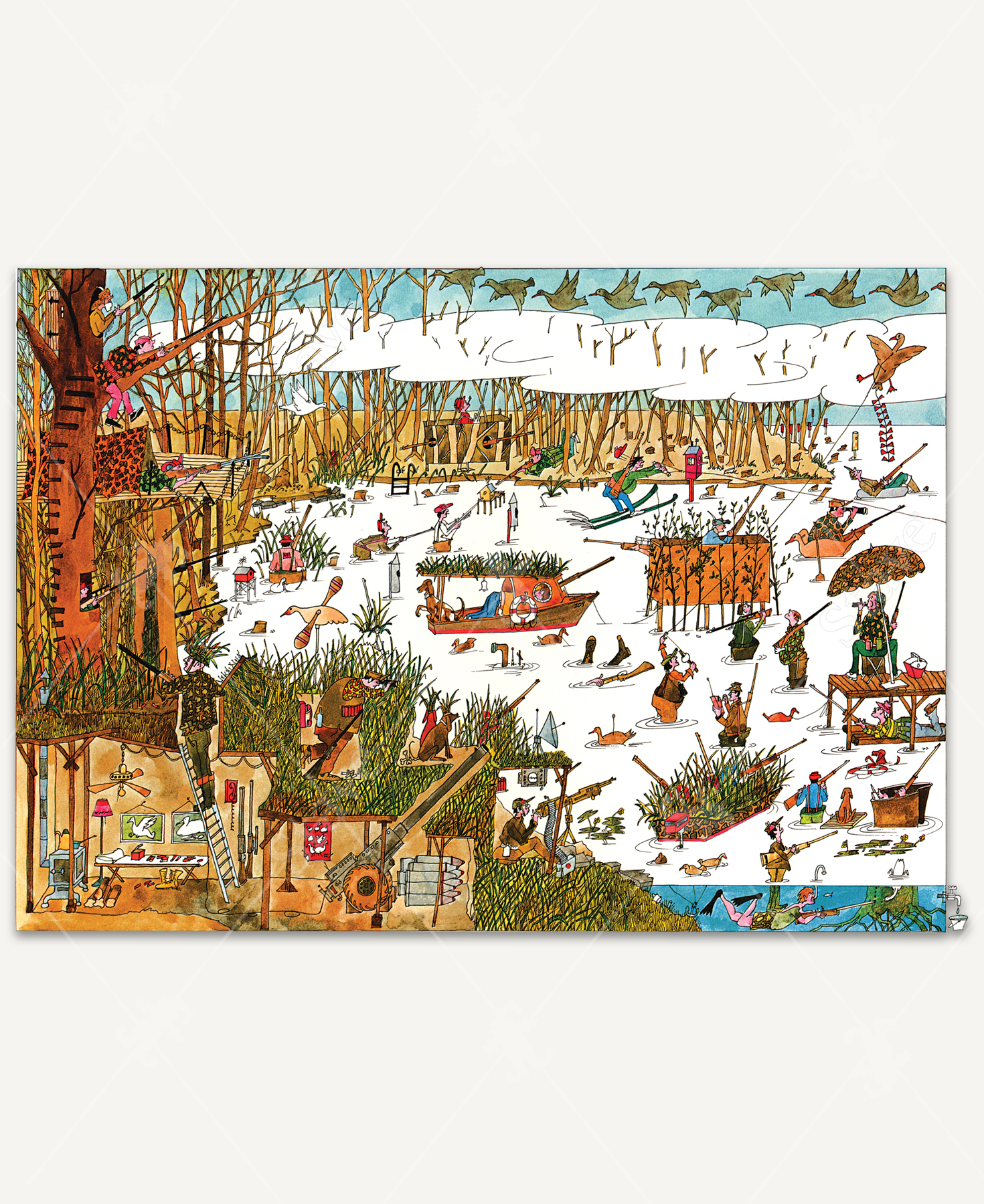 Basic Duck Hunting, a traditional puzzle - Stave Puzzles