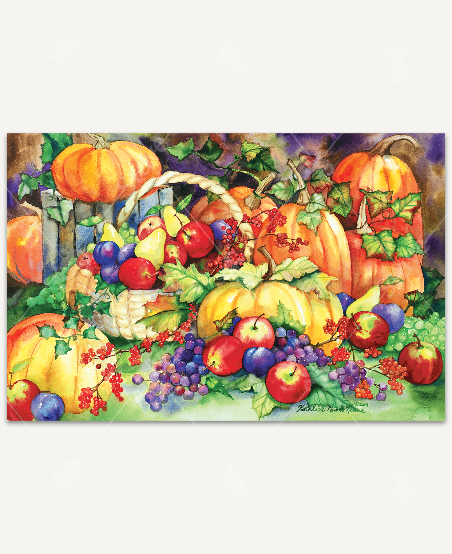 Fall Harvest, a traditional puzzle - Stave Puzzles