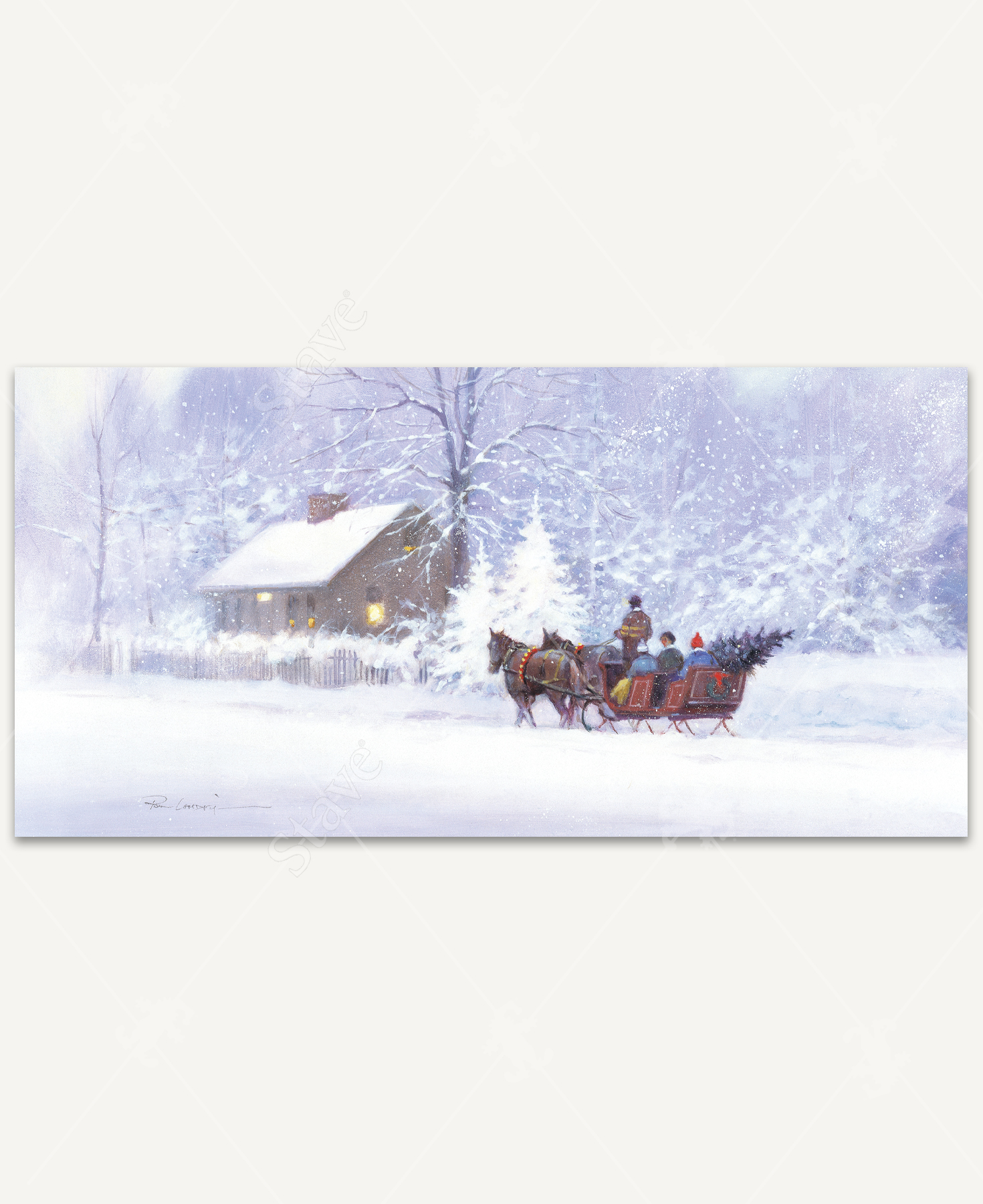 Cape Cod Sleigh Ride, a traditional puzzle - Stave Puzzles