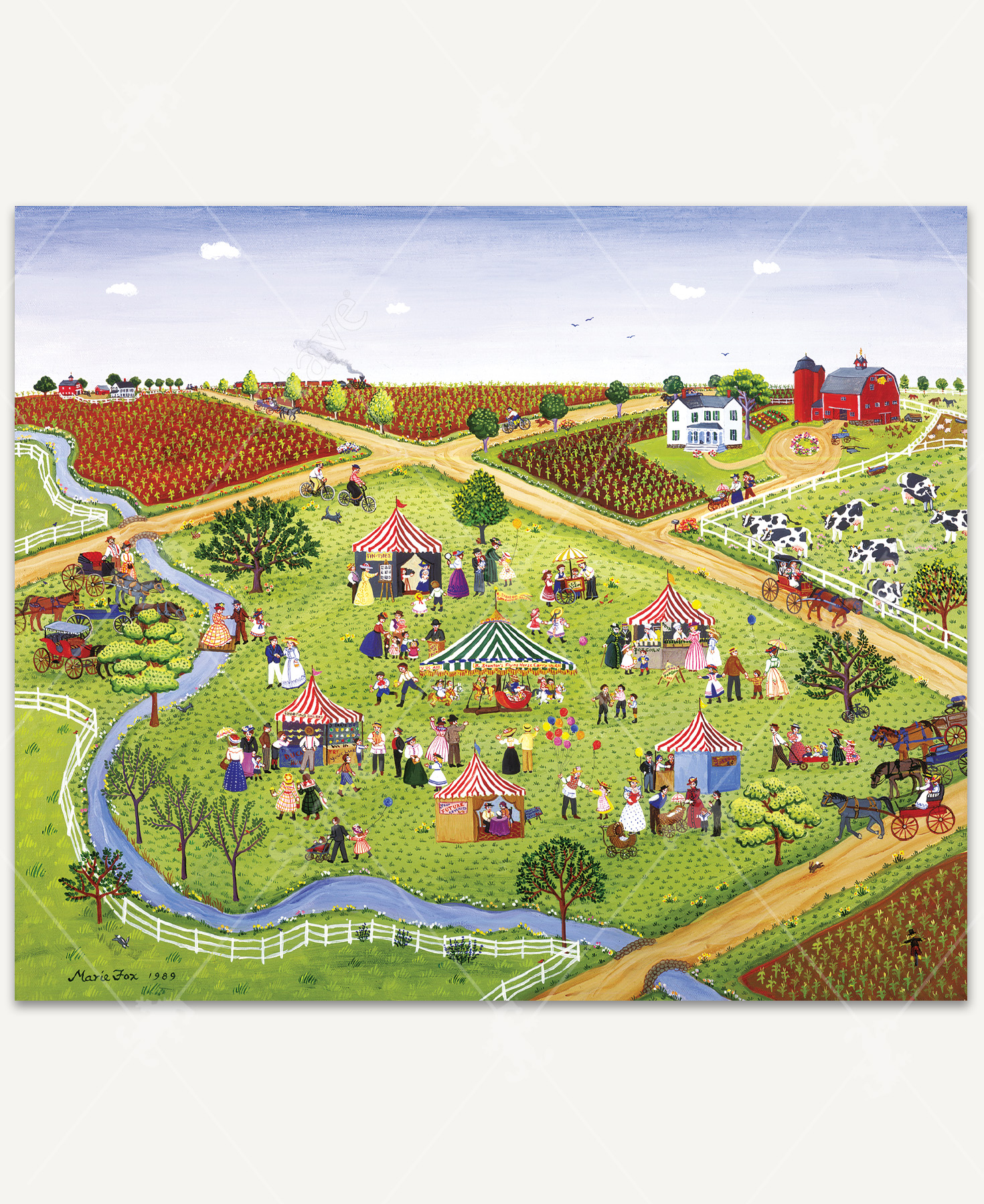 Ohio State Fair, a traditional puzzle - Stave Puzzles