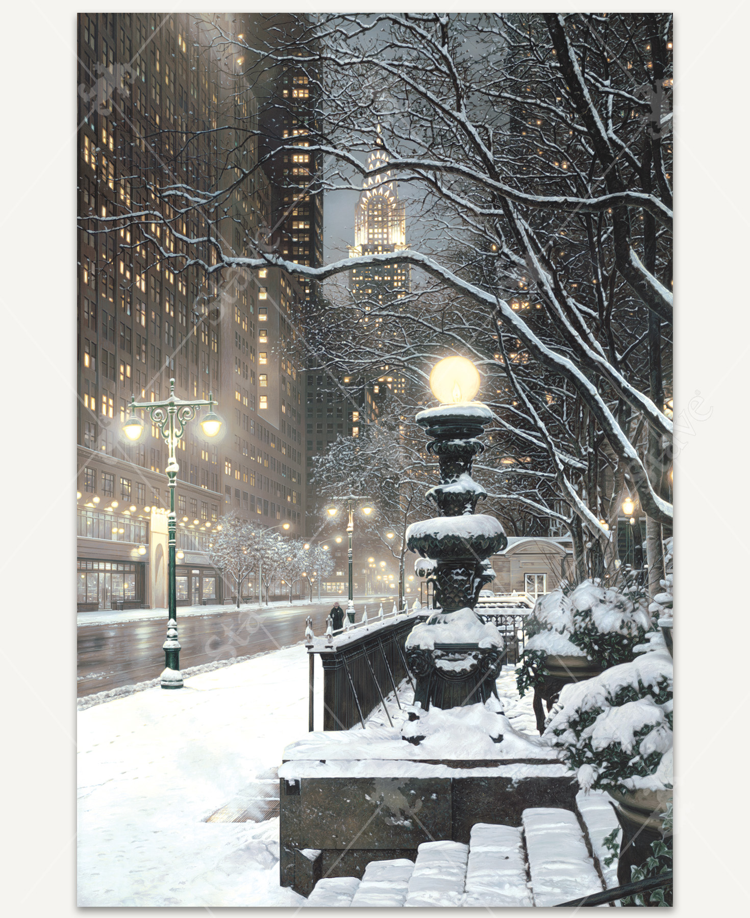 Lights Of The City, a traditional puzzle - Stave Puzzles