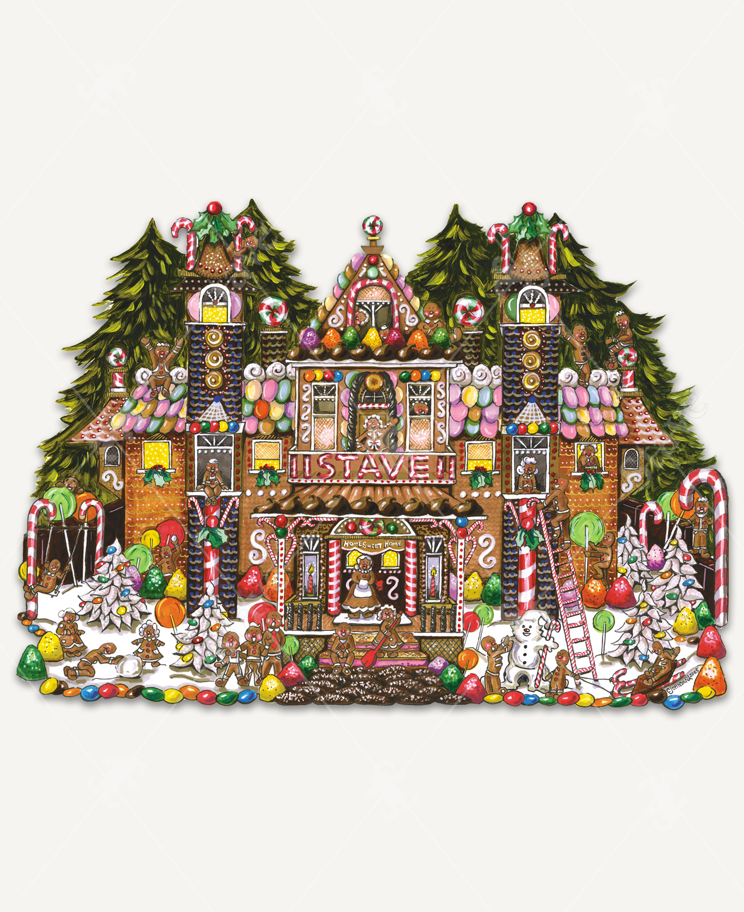 Home Sweet Home, a traditional puzzle - Stave Puzzles