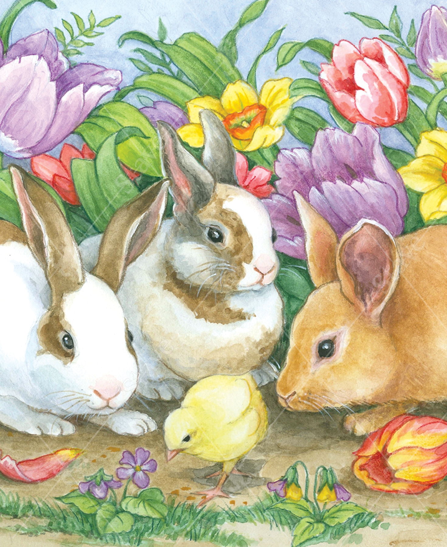 Spring's Arrivals, a traditional puzzle - Stave Puzzles