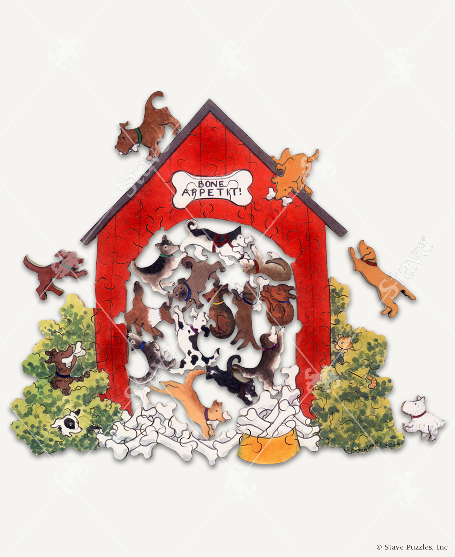 Bone Appetit Jigsaw Puzzle | Stave Puzzles
