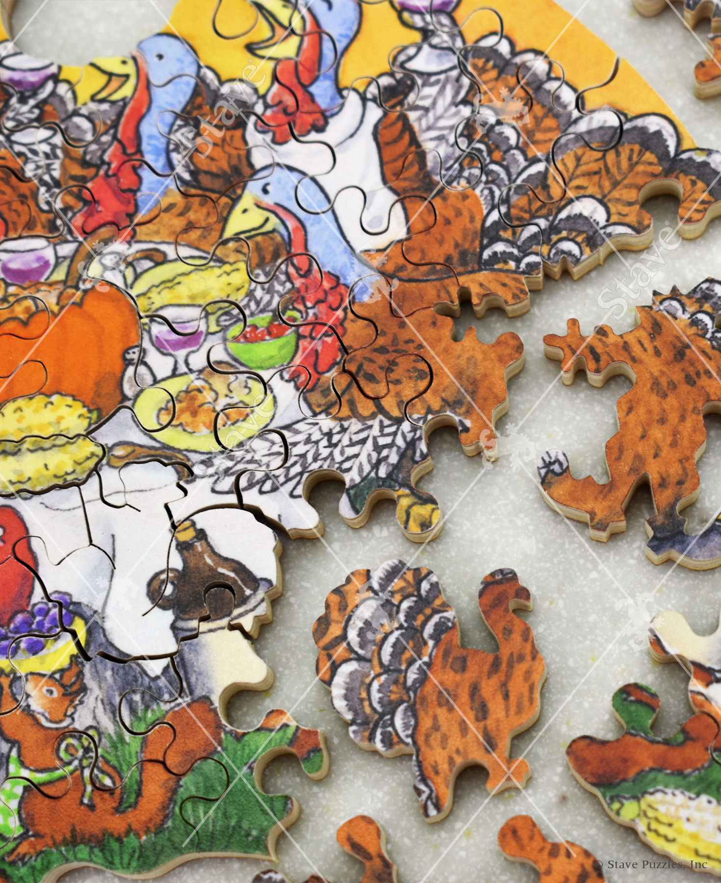 Let's Talk Turkey Jigsaw Puzzle | Stave Puzzles