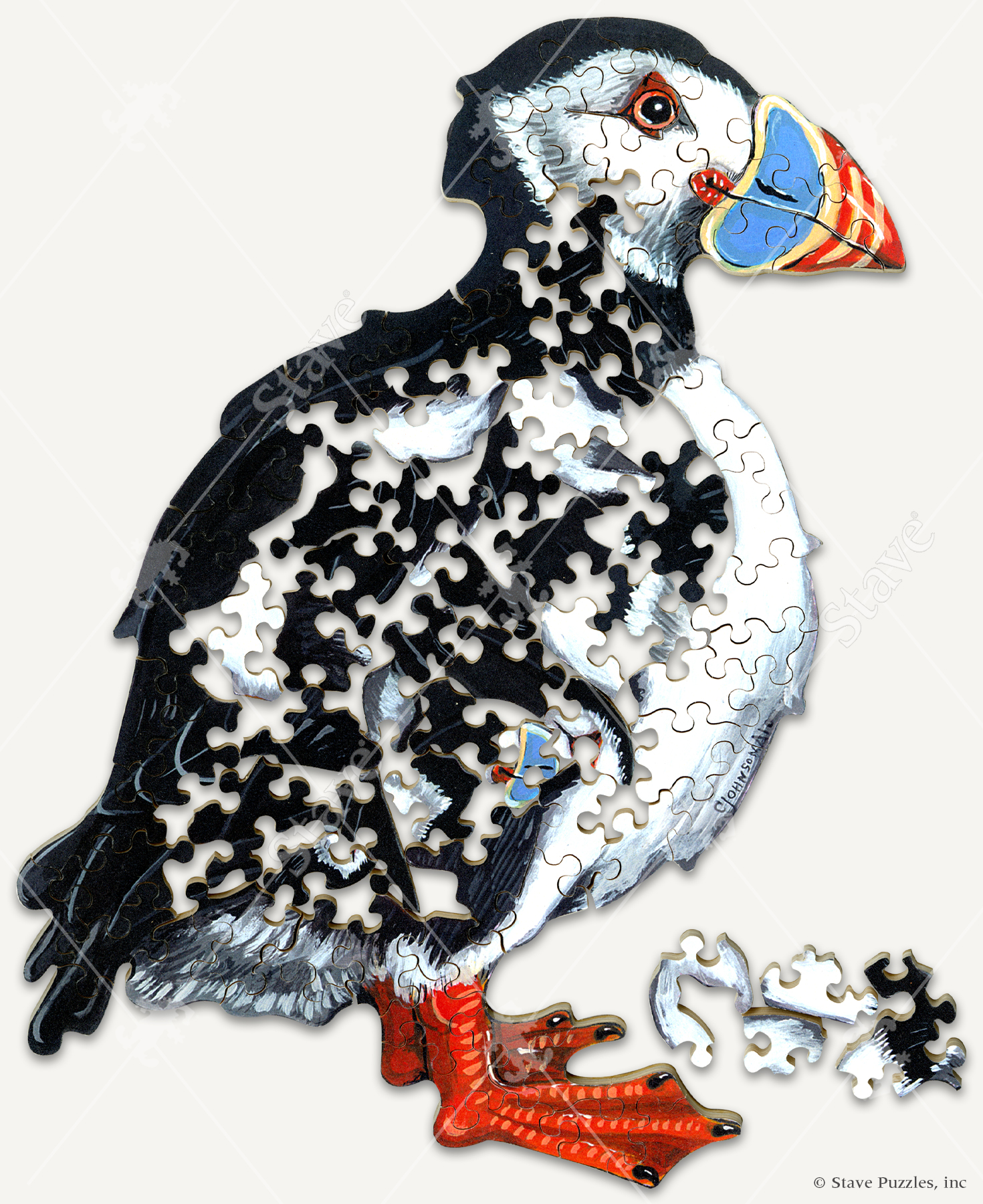 Puffin Stuff Jigsaw Puzzle | Stave Puzzles