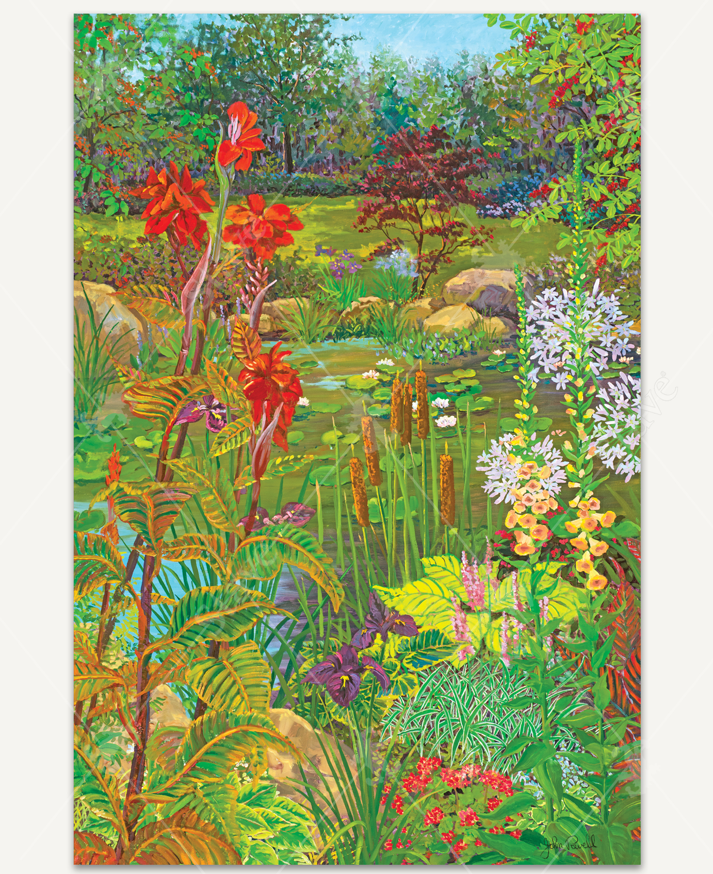 Cattail and Cannas, a traditional puzzle - Stave Puzzles