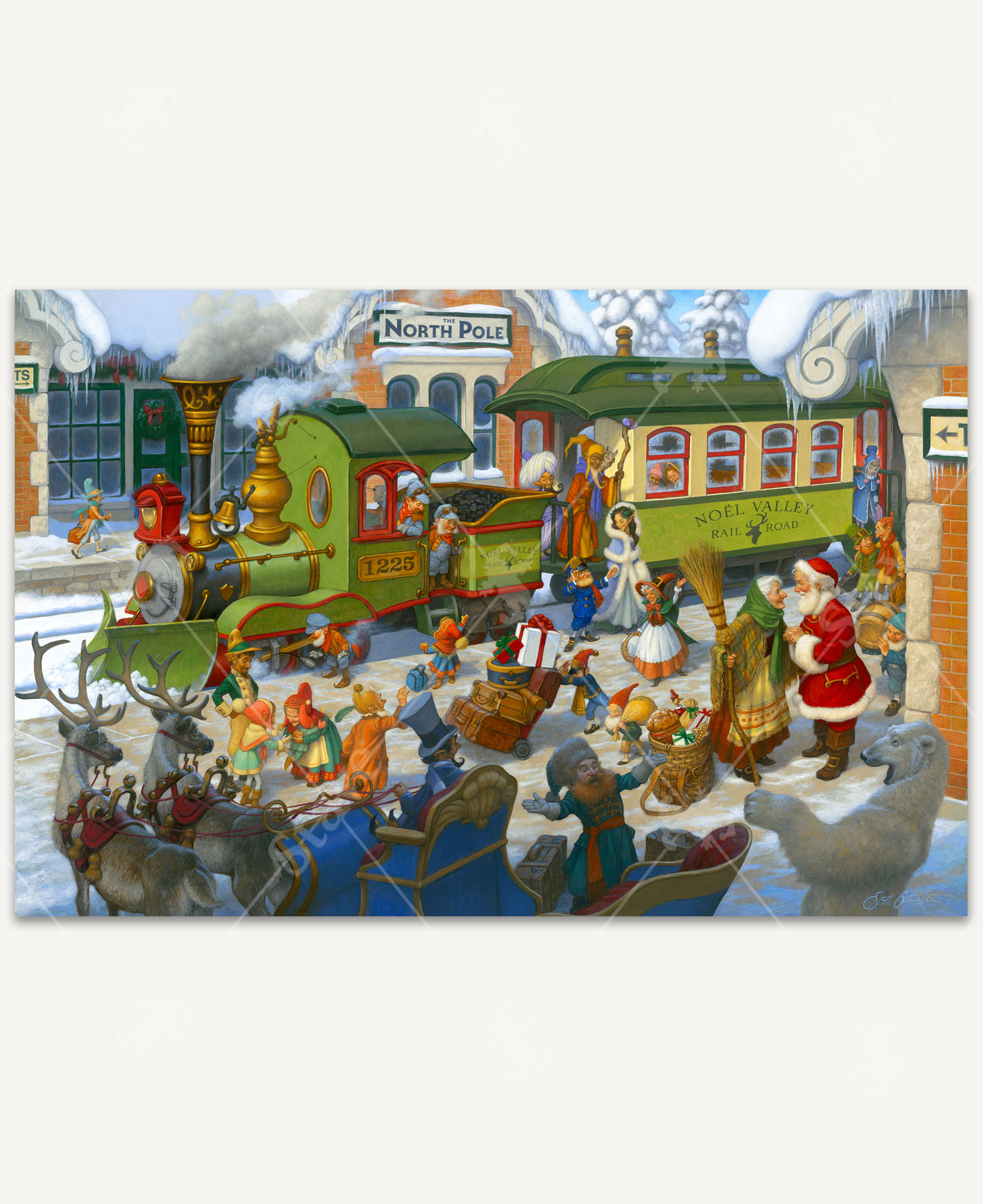 North Pole Depot Jigsaw Puzzle | Stave Puzzles