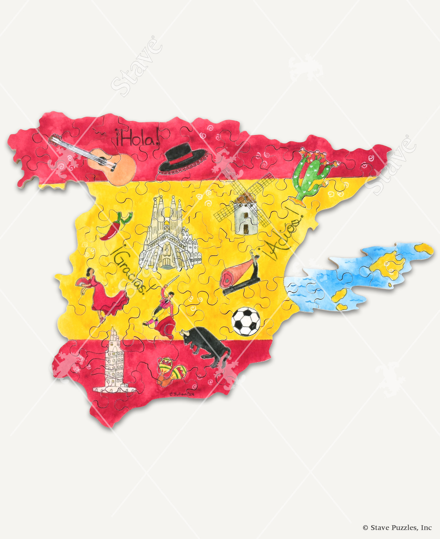 Adventure Awaits: Spain Jigsaw Puzzle | Stave Puzzles