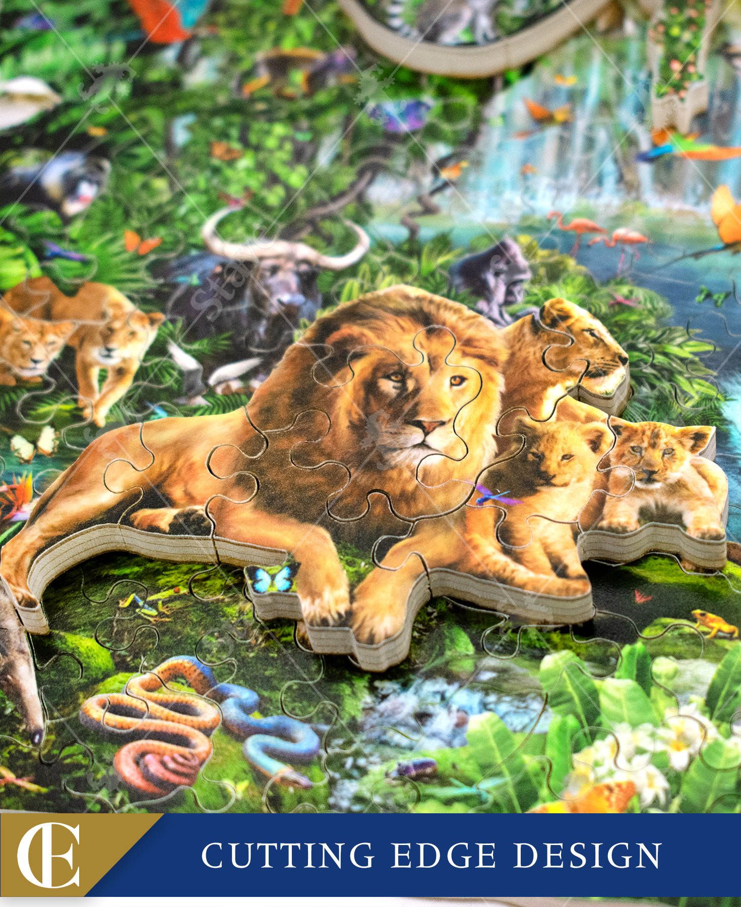 Hanging Out Cutting Edge Jigsaw Puzzle | Stave Puzzles